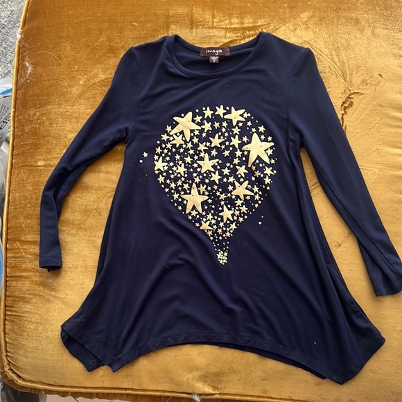 Imoga | Shirts & Tops | Imoga Long Sleeve Flutter Shirt | Poshmark